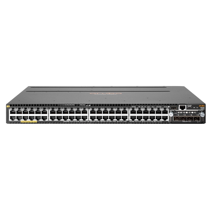 JL428AR#ABG HP Aruba 3810 Series 3810M 48G PoE+ 4SFP+ 680W 48 x 10/100 ...