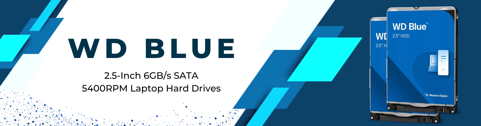 WD Blue 2.5" 6GB/s SATA 5400RPM Laptop HDD