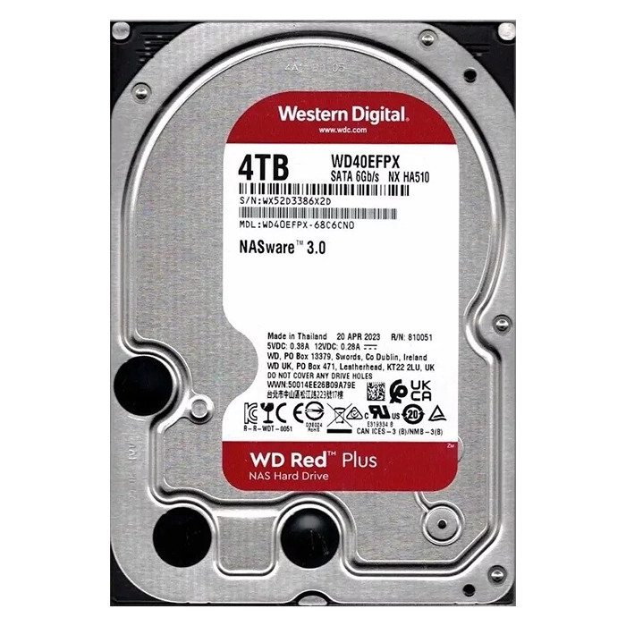WD40EFPX Western Digital Red Plus Air 4TB 3.5" 6GB/s SATA 5400RPM 256MB ...
