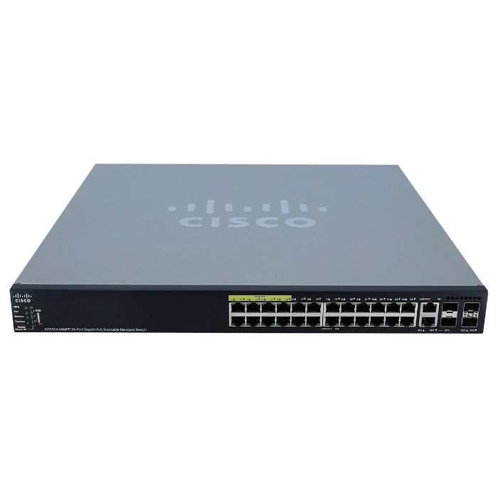 SG550X-24MPP-K9-NA-RF Cisco Small Business 550X SG550X-24MP 24 x RJ-45 ...