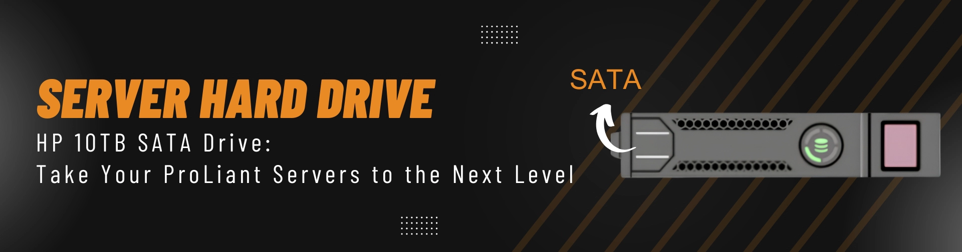HP SATA G10 10TB 6G 7.2K 3.5" LPc HDD for ProLiant Servers