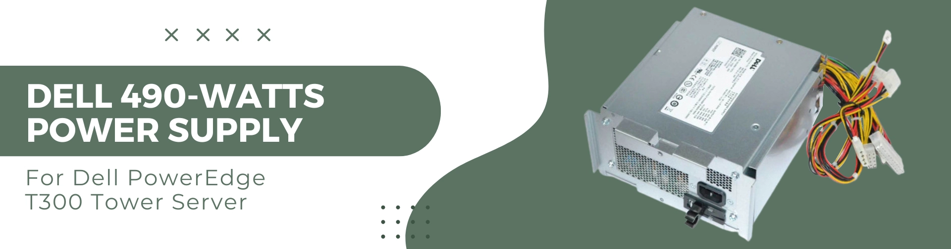 Dell 490-Watt Power Supply for PowerEdge T300 Tower Server