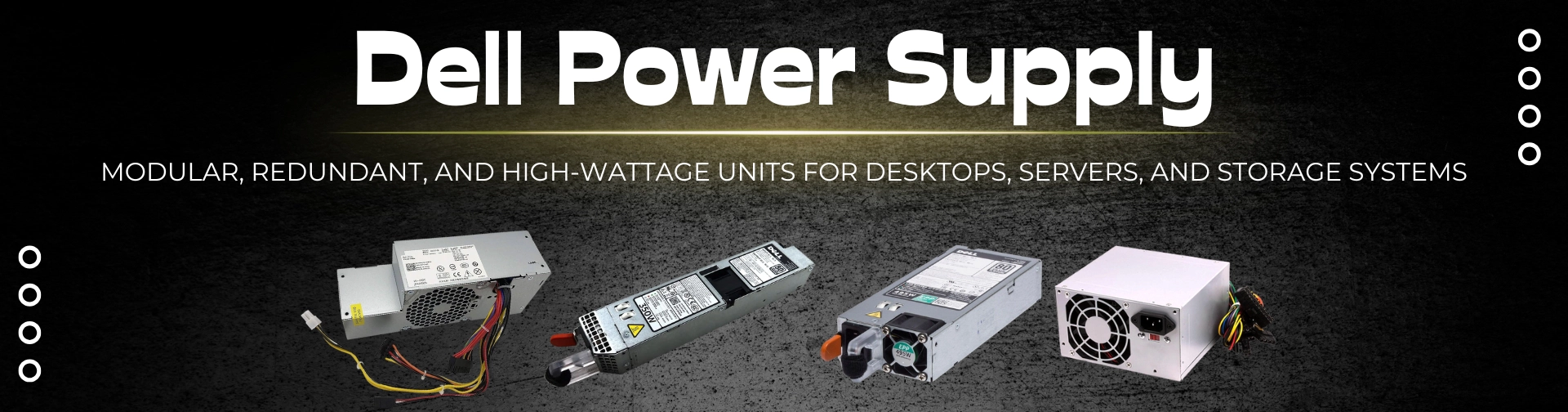 Dell Power Supply Portfolio: Modular, Redundant, and High-Wattage Units ...
