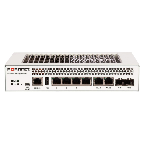 FGR-60D Fortinet FortiGate Rugged 60D 4 x Ports 1000Base-T + 2 x Ports ...