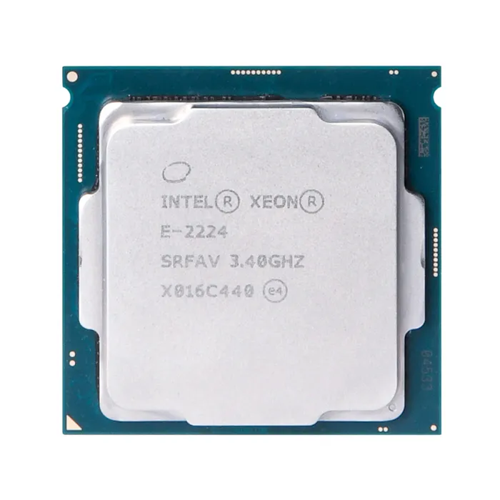 SRFAV Intel Xeon E-2224 4-Core 3.40GHz Socket LGA 1151 8 MB L3 Cache ...