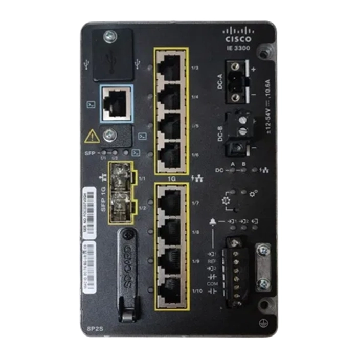 IE-3300-8P2S-E-RF Cisco Industrial Ethernet 3300 Series 8 x Ports PoE+ ...